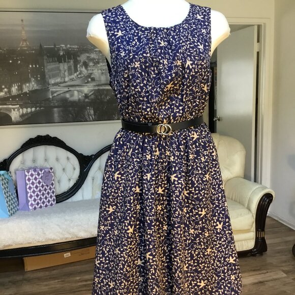 Unbranded | Dresses | Unbranded Floral Print Short Dress Sleeveless ...